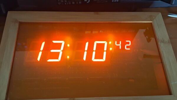 Build a large 6 digit clock using 1.8″ + 0.8″ LED displays and ...